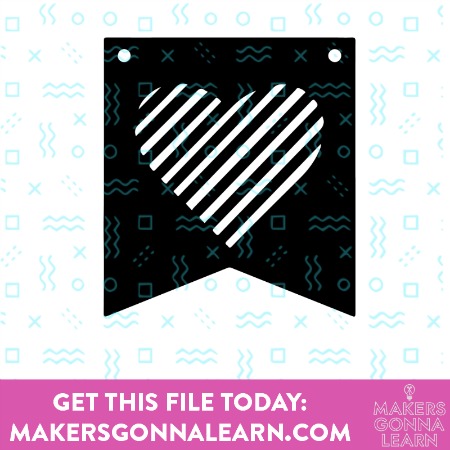 Heart Banner - Makers Gonna Learn