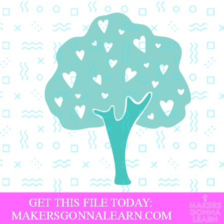 Tree with Hearts - Makers Gonna Learn