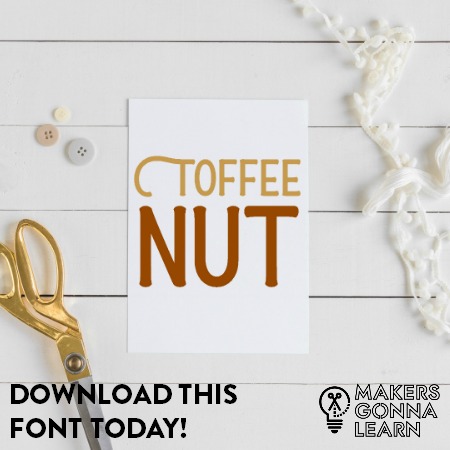 Toffee Nut - Makers Gonna Learn