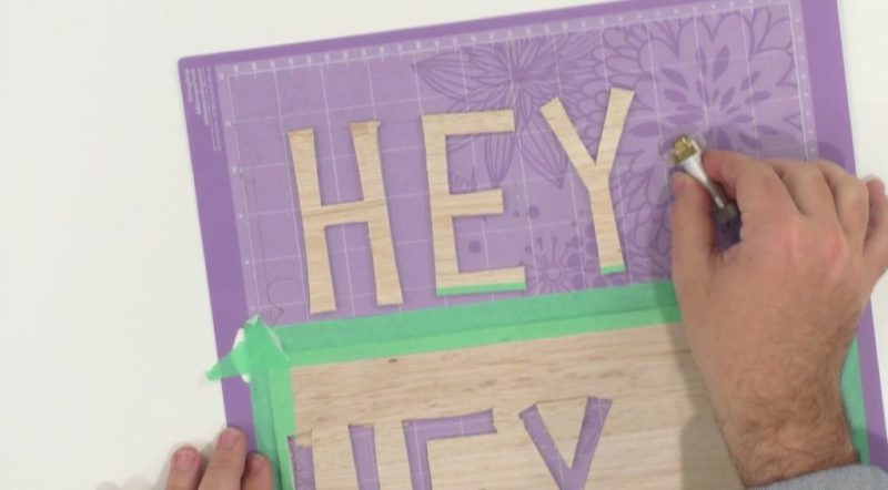 How To Cut Wood Letters With The Cricut Maker - Makers Gonna Learn
