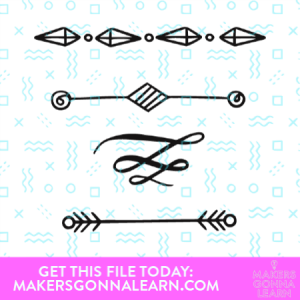 Border Patterns - Makers Gonna Learn