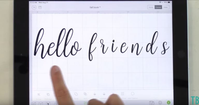 How To Connect Cursive Fonts in Cricut Design Space - Makers Gonna Learn