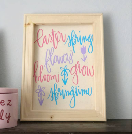 Cricut Spring Home Decor - Makers Gonna Learn