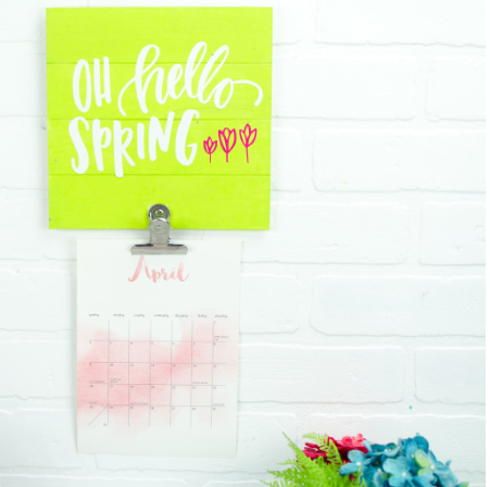 Cricut Spring Home Decor - Makers Gonna Learn