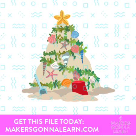 Sand Christmas Tree - Makers Gonna Learn