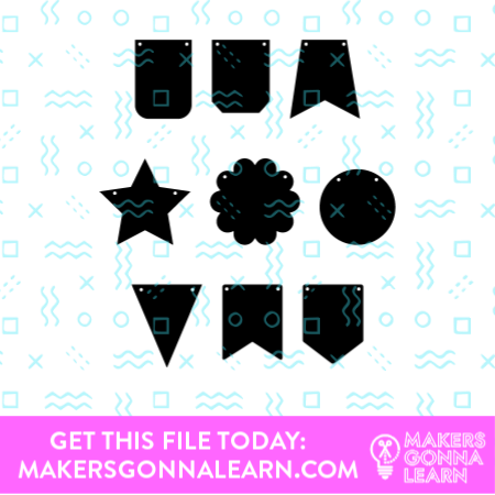 MGL BANNER SHAPES - Makers Gonna Learn