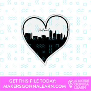 Fall Print Pattern Leaves 2 - Makers Gonna Learn