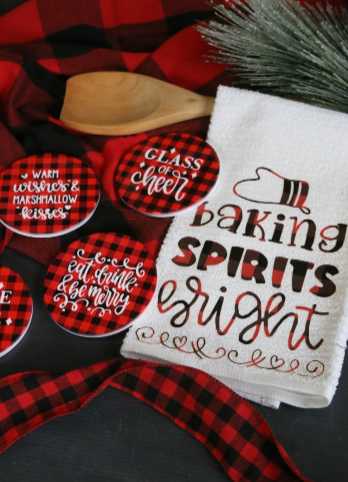 Buffalo Plaid Die Cutting Projects - Makers Gonna Learn