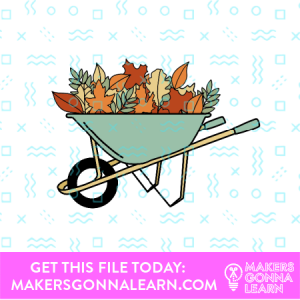 Fall Print Pattern Leaves 1 - Makers Gonna Learn