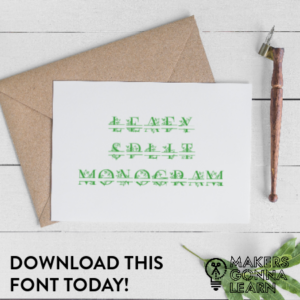 Fonts - Makers Gonna Learn