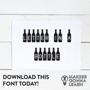 Split Chevron Monogram - Makers Gonna Learn