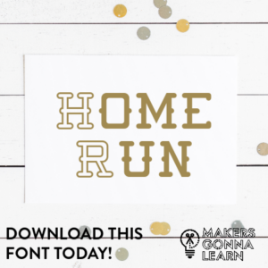 Unicorn font - Makers Gonna Learn