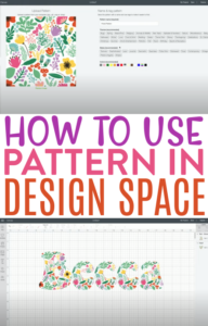 How to Use a Pattern in Design Space - Makers Gonna Learn