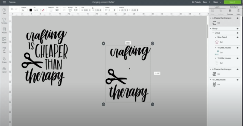 Changing Cut File Colors - Makers Gonna Learn