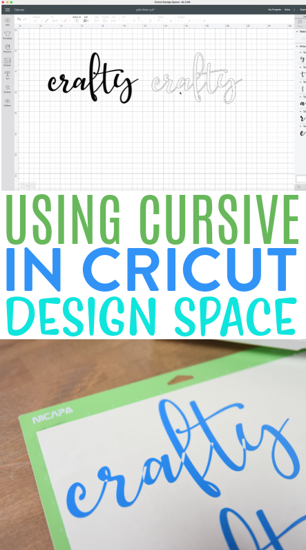 Using Cursive in Cricut Design Space - Makers Gonna Learn