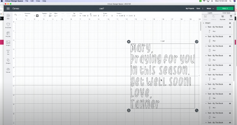 How to Write Inside a Card with Cricut - Makers Gonna Learn
