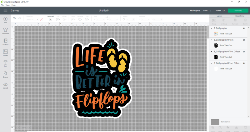 How to Use Cricut Offset - Makers Gonna Learn