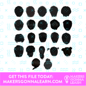 Fall Print Pattern Leaves 5 - Makers Gonna Learn