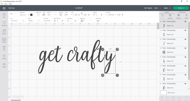 Working with Text in Cricut Design Space - Makers Gonna Learn