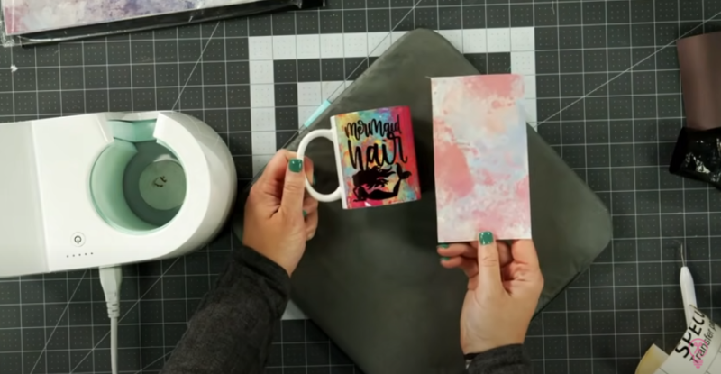 Layer Infusible Ink in the Mug Press - Makers Gonna Learn