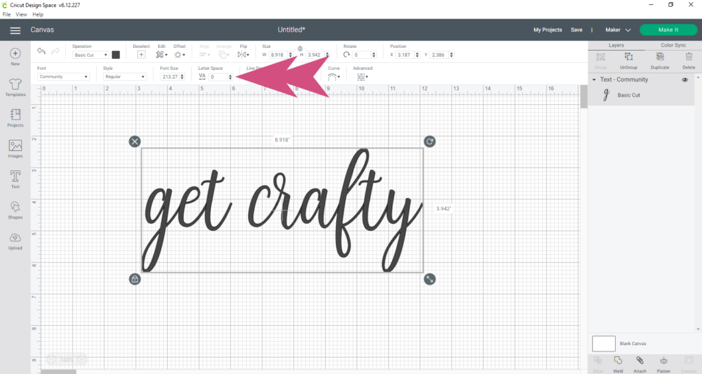 Working with Text in Cricut Design Space - Makers Gonna Learn