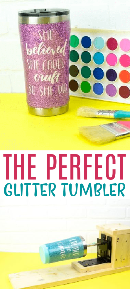 The Perfect Glitter Tumbler - Makers Gonna Learn