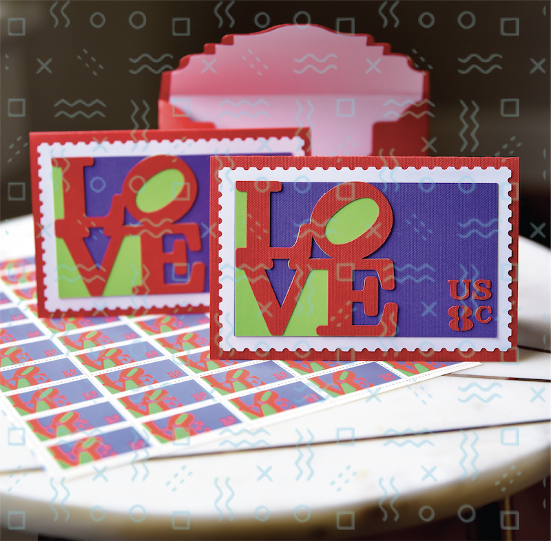 love stamp card - Makers Gonna Learn