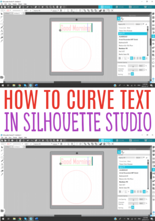 How to Curve Text in Silhouette Studio - Makers Gonna Learn