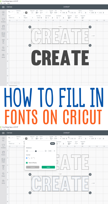 How to Fill in Fonts on Cricut - Makers Gonna Learn