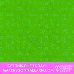 Fall Print Pattern Leaves 1 - Makers Gonna Learn