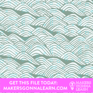 Fall Print Pattern Leaves 5 - Makers Gonna Learn