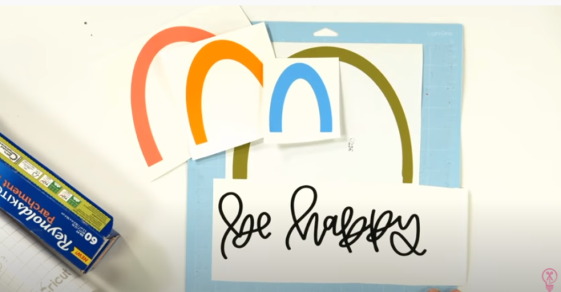 Layering Vinyl with Parchment Paper - Makers Gonna Learn