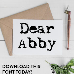 Fonts - Makers Gonna Learn