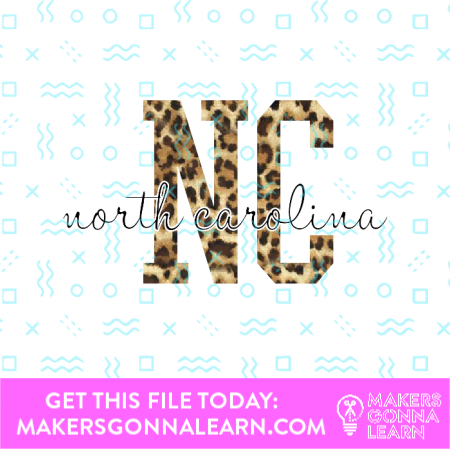 North Carolina Leopard - Makers Gonna Learn