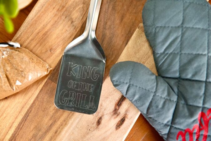 How to Engrave a Metal Spatula - Makers Gonna Learn