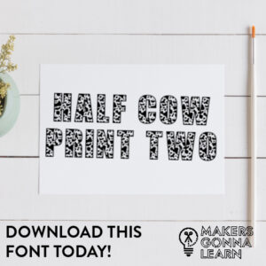 Fonts - Makers Gonna Learn