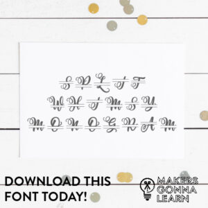 Fonts - Makers Gonna Learn