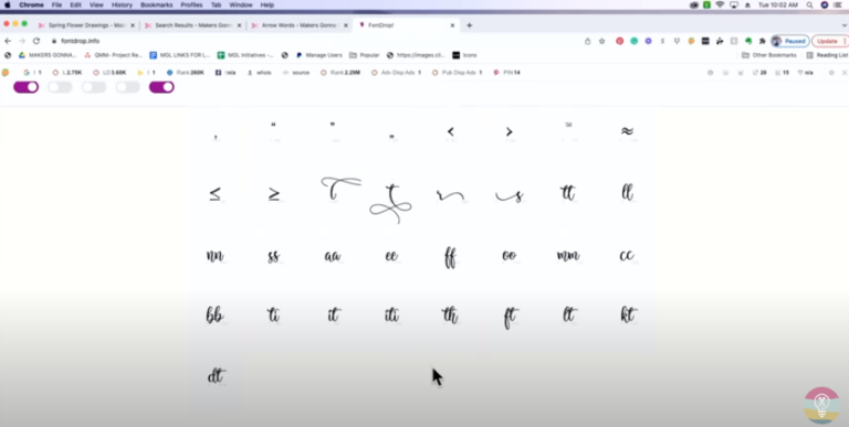 Adding Glyphs to Cricut Designs - Makers Gonna Learn