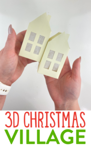 3D Paper Christmas Village - Makers Gonna Learn