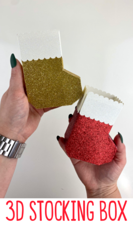 3D Christmas Stocking Box - Makers Gonna Learn