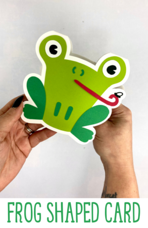 Frog Shaped Card - Makers Gonna Learn