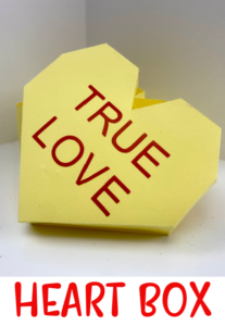3D Paper Heart Box - Makers Gonna Learn