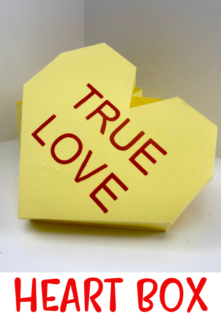 3D Paper Heart Box - Makers Gonna Learn